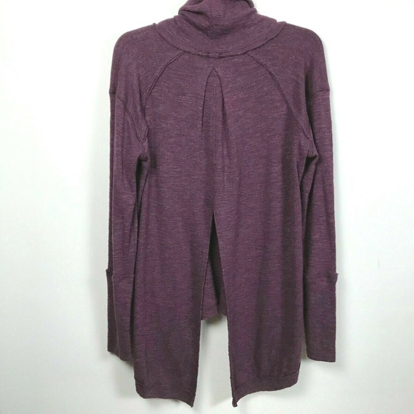 We The Free | Tops | Free People Medium Purple Split Back Sweater ...